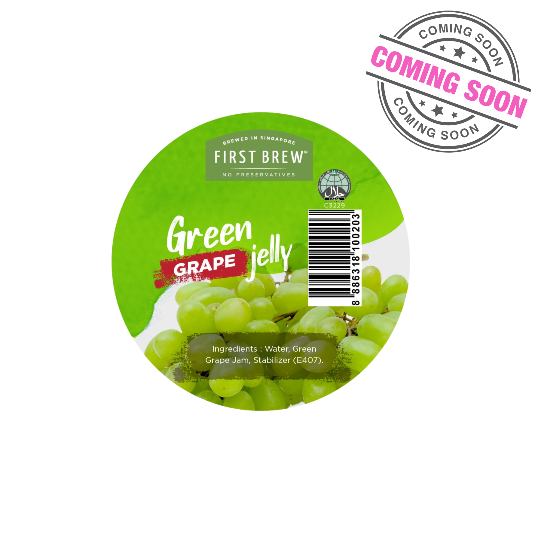Coming Soon - First Brew Green Grape Jelly | First Brew