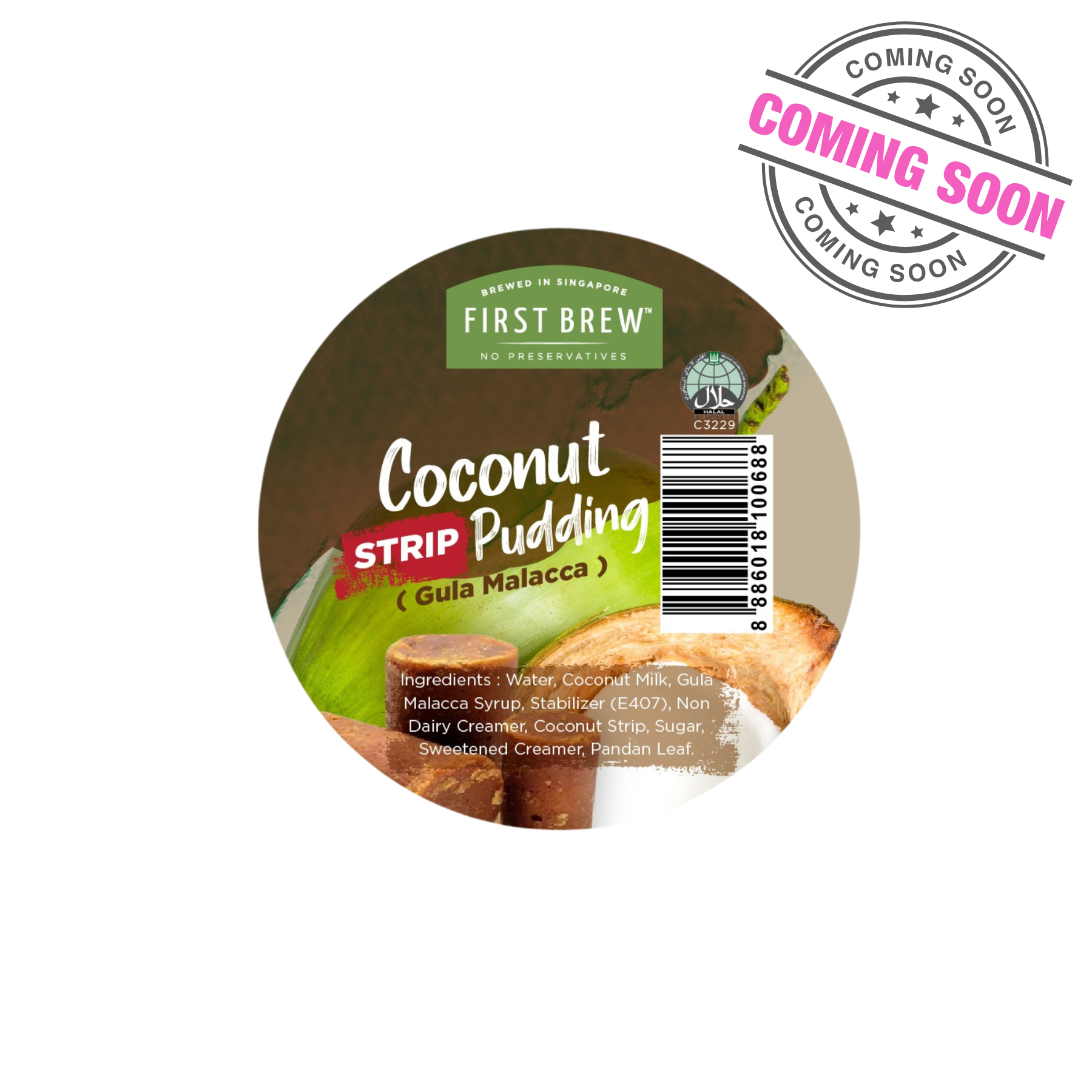 Coming Soon - First Brew Coconut Strip Pudding (Gula Melaka) | First Brew